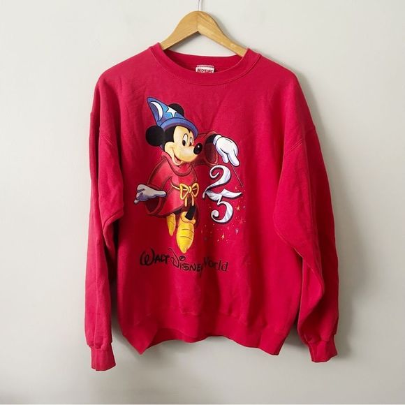 Disney | Sweaters | Vintage 25thanniversary Walt Disney World Sweater ...